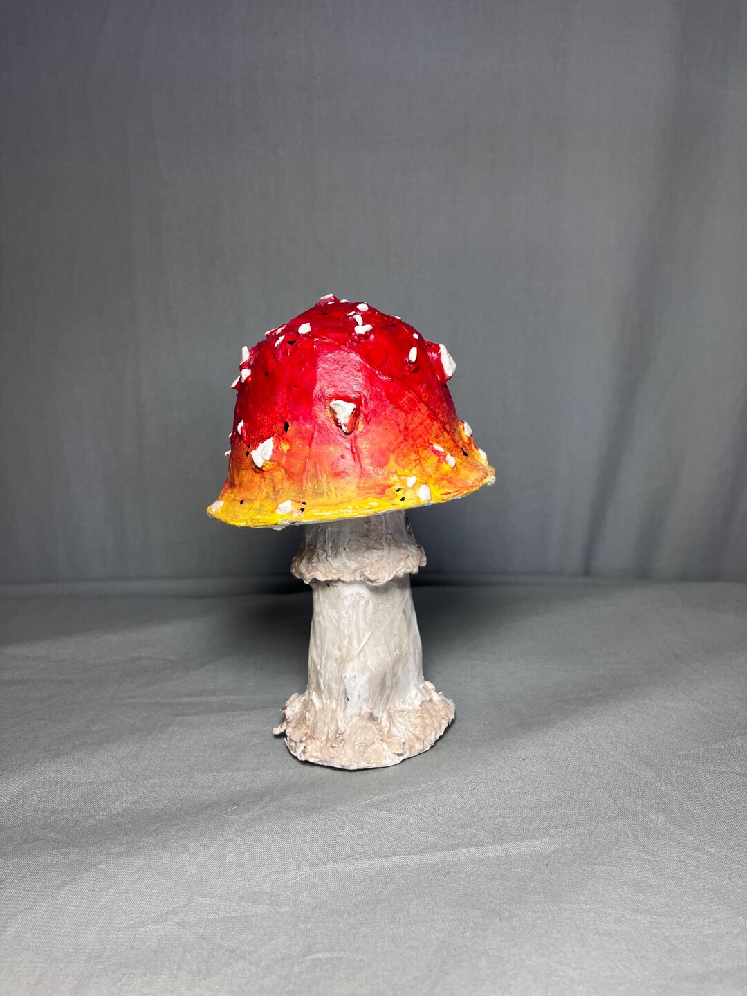 Paper Mache Art Sculpture Woodland Mushroom Fly Agaric - Etsy