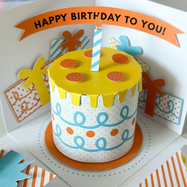 Exploding Box Template - Etsy