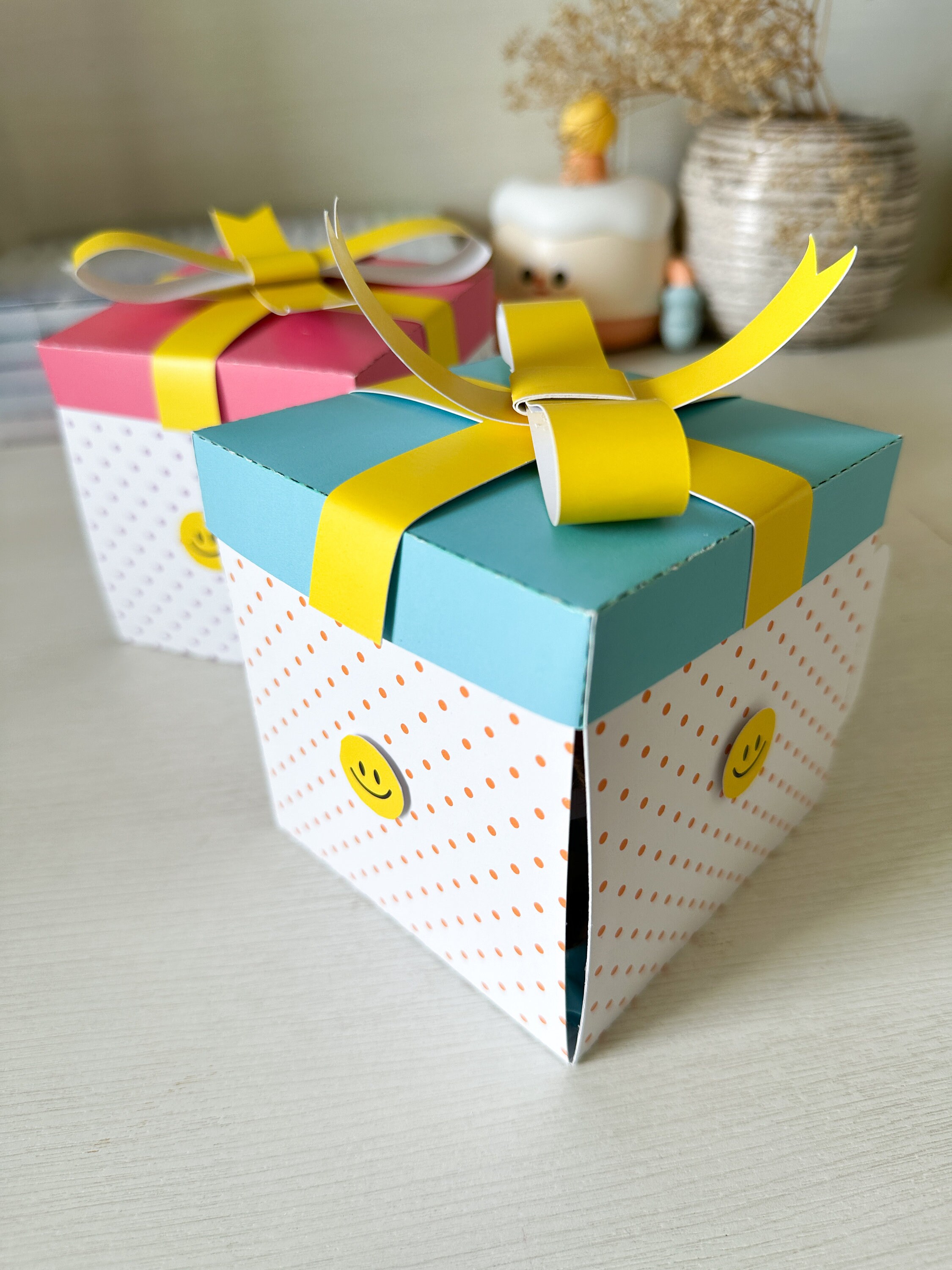 Birthday Exploding Gift Box Printable Template for DIY Project Birthday ...