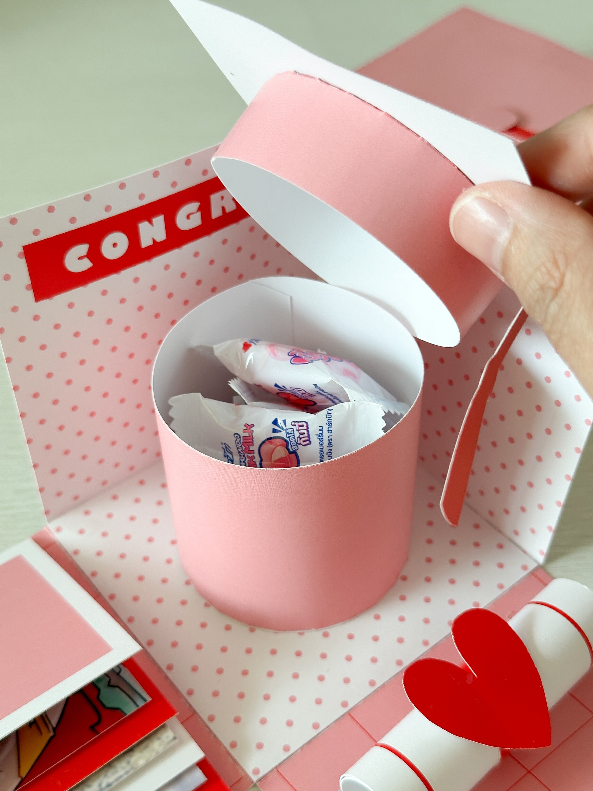 Graduations Exploding Gift Box Printable Template for DIY Project ...