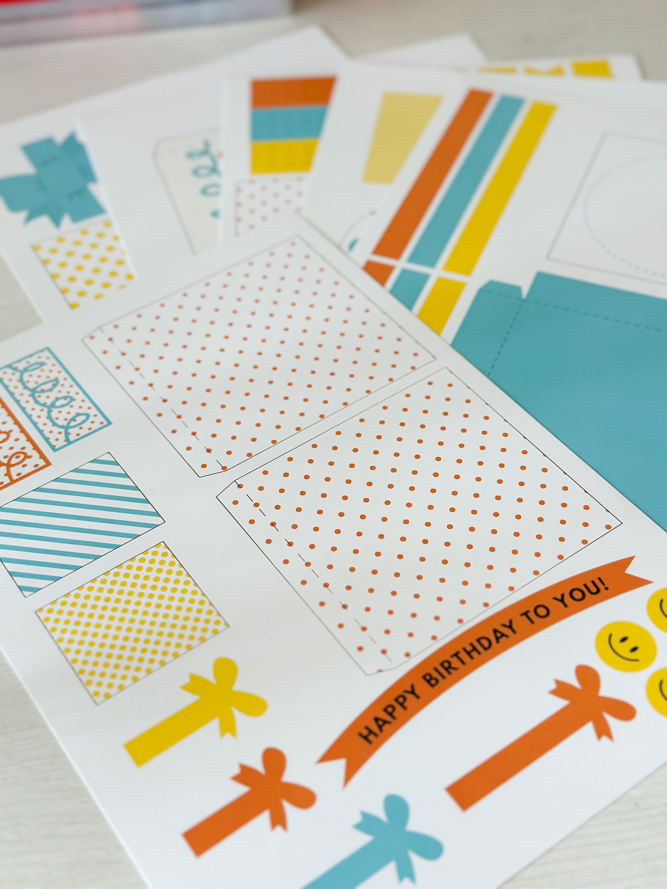 Birthday Exploding Gift Box Printable Template for DIY Project Birthday ...