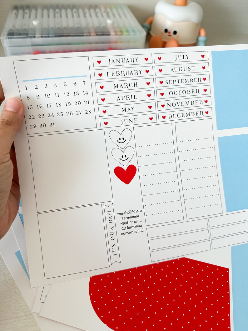 Birthday Exploding Gift Box Printable Template for DIY Project Birthday ...