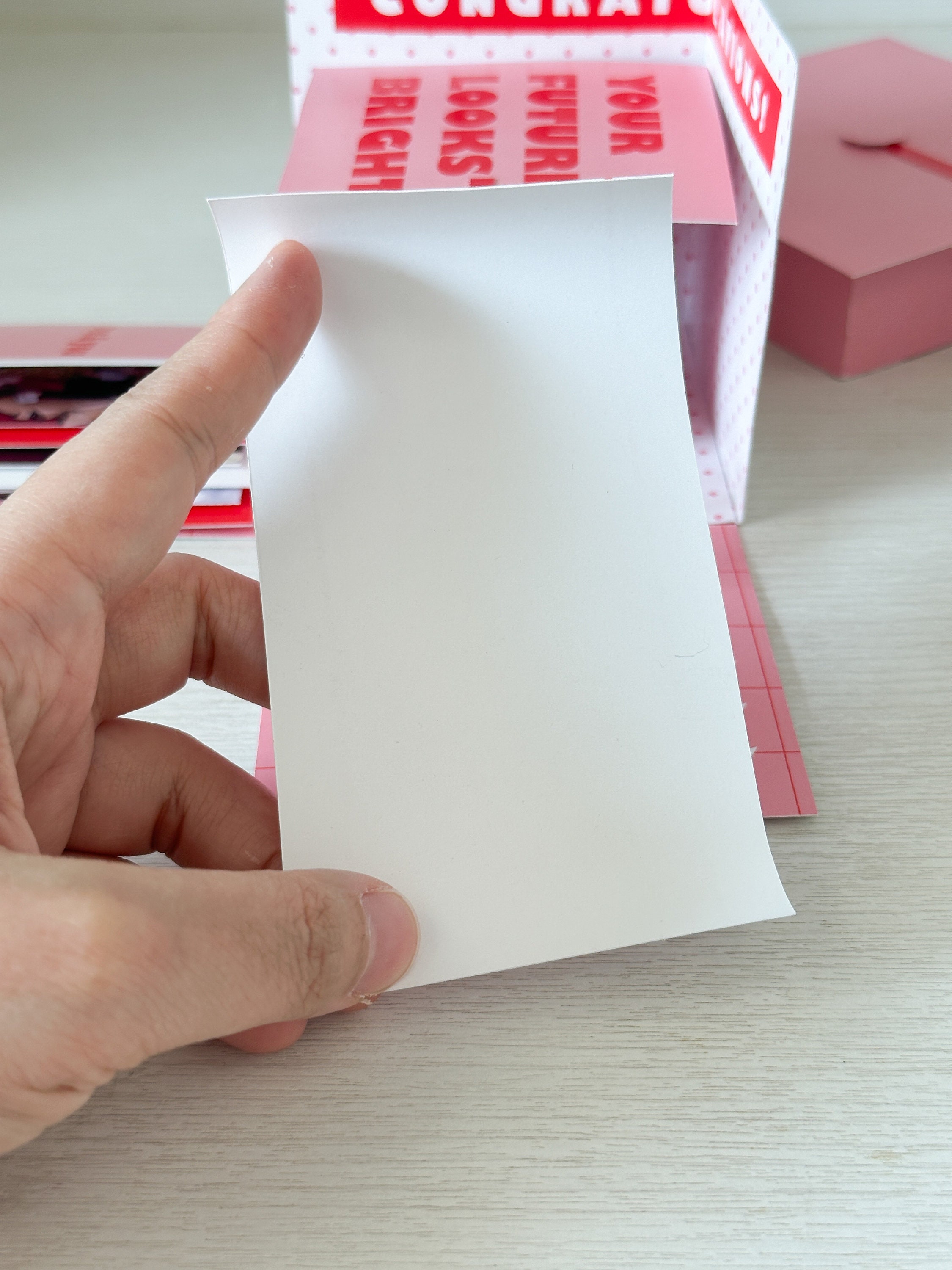 Graduations Exploding Gift Box Printable Template for DIY Project ...