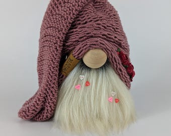 Handmade Gnome | Farmhouse Gnome | Rustic Gnome | Woodsy Gnome | Knit ...