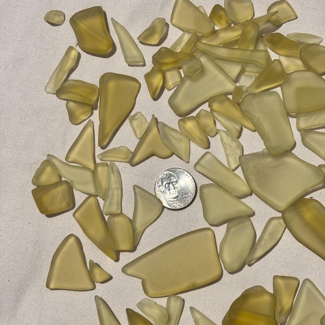 Bright Yellow Tumbled Sea Glass for Crafts & Jewelry - Etsy