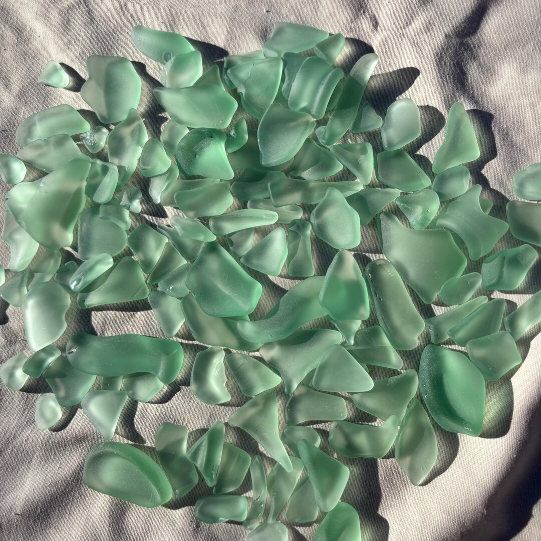 Genuine Tumbled Beach Sea Glass — Glass for Crafts & Jewelry — Tumbled ...