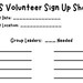 VBS Volunteer Sign in Sheet and Role Descriptions - Etsy