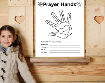 Teach Me How to Pray Prayer Hand - Etsy
