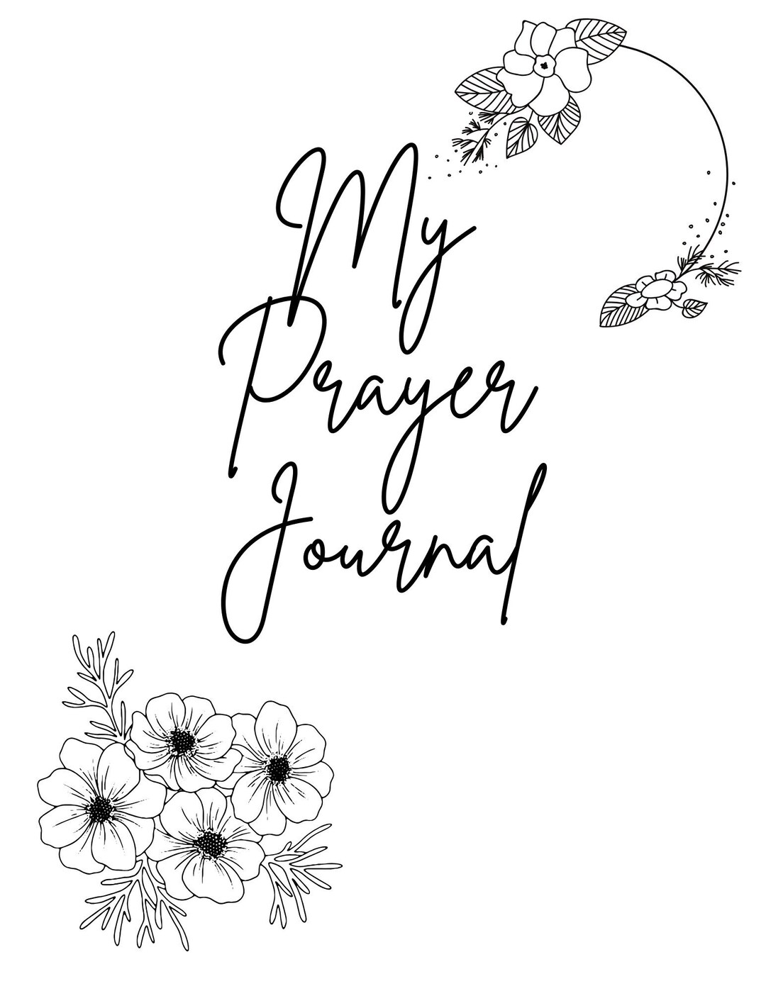 Prayer Journal Digital Download - Etsy