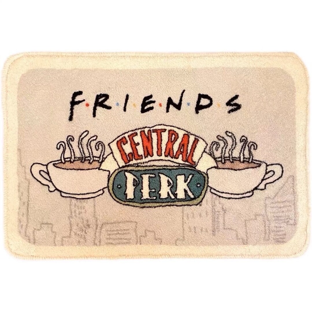 Friends TV Show Central Perk Coffee Shop Monica Rachel Door Mat Bath ...