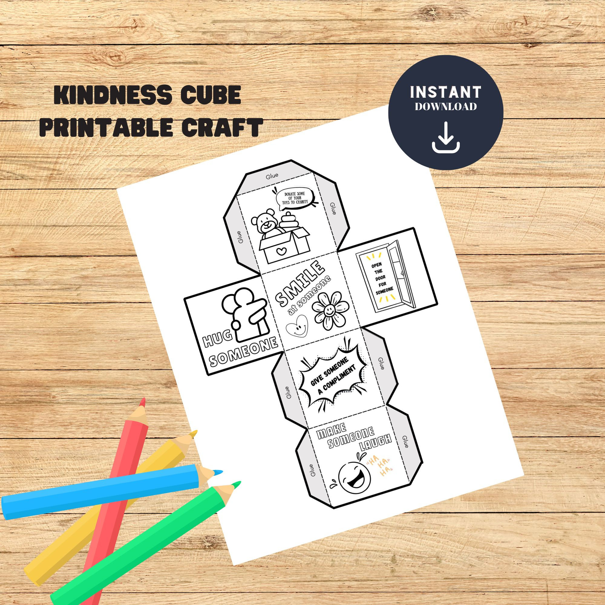 Be Kind Activity Bundle, Colouring Craft, Sunday School Craft, Bible ...