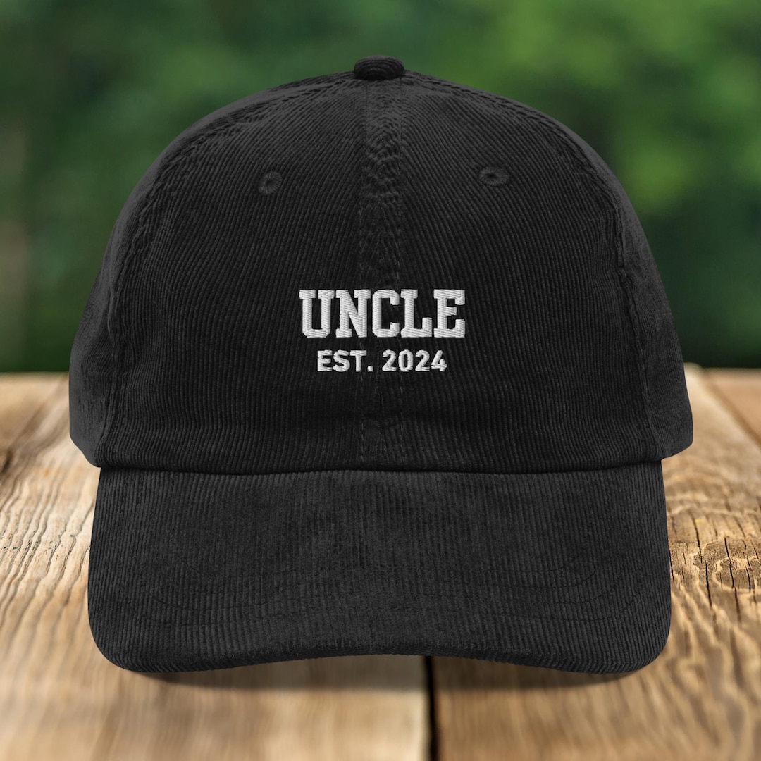 Uncle Est 2024 Hat, Custom Year Uncle Cap, Personalized Fun Uncle Gift ...