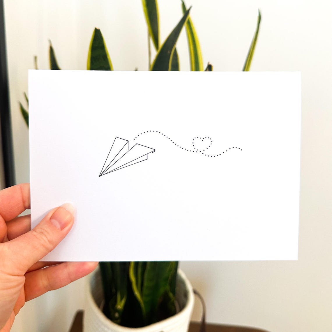 Paper Airplane Greeting Card | Thinking of You | Sending Love ...