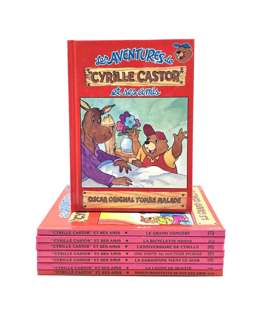 Lot of 8 Books the Adventures of Cyrille Castor – French Children’s ...