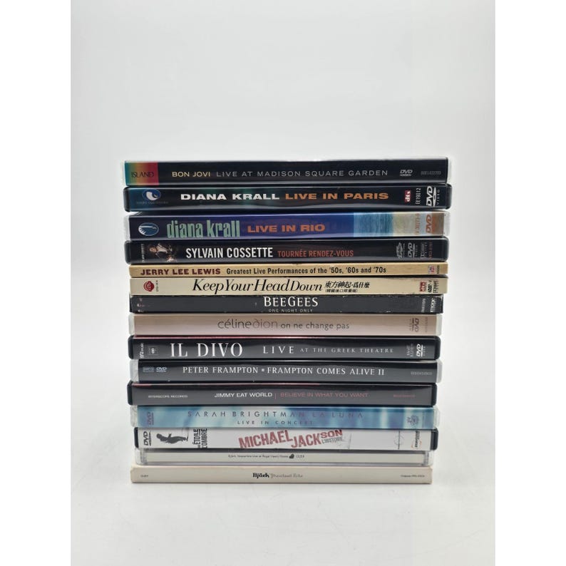 DVD Lot of 28 Music Concerts/ Shows/ Music Videos Assorted Artists - Etsy
