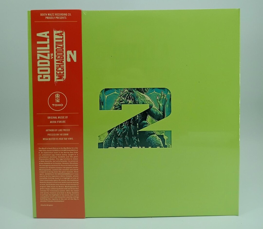 Godzilla Vs. Mechagodzilla 2 Motion Picture Soundtrack Record Vinyl ...