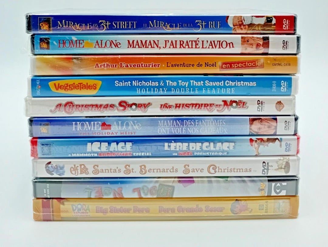 10x Christmas DVD Lot - Holiday Movies Children & Family Animation ...