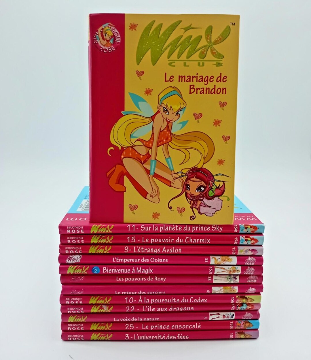 11x WINX Books – for Girls – Pink Library – French Girls Books Lot - Etsy