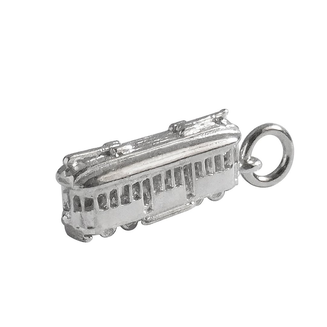 Sterling Silver Tram Charm .925 Pendant Melbourne Souvenir San ...