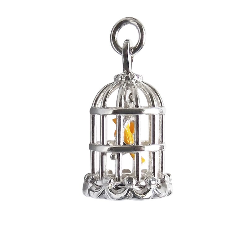 Bird Cage Necklace - Etsy