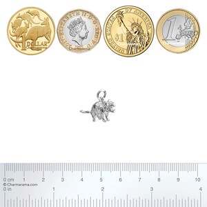 Sterling Silver Charm Tasmanian Devil .925 Australian Animal Pendant - Etsy