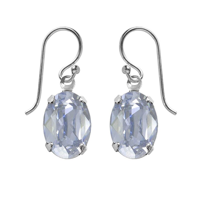 Ice Blue Earrings - Etsy