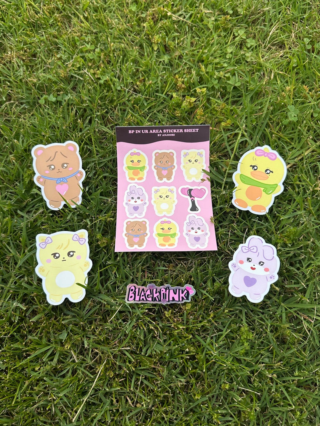 Kpop BP Mascot Stickers, Holographic Sticker and Sticker Sheet - Kpop ...
