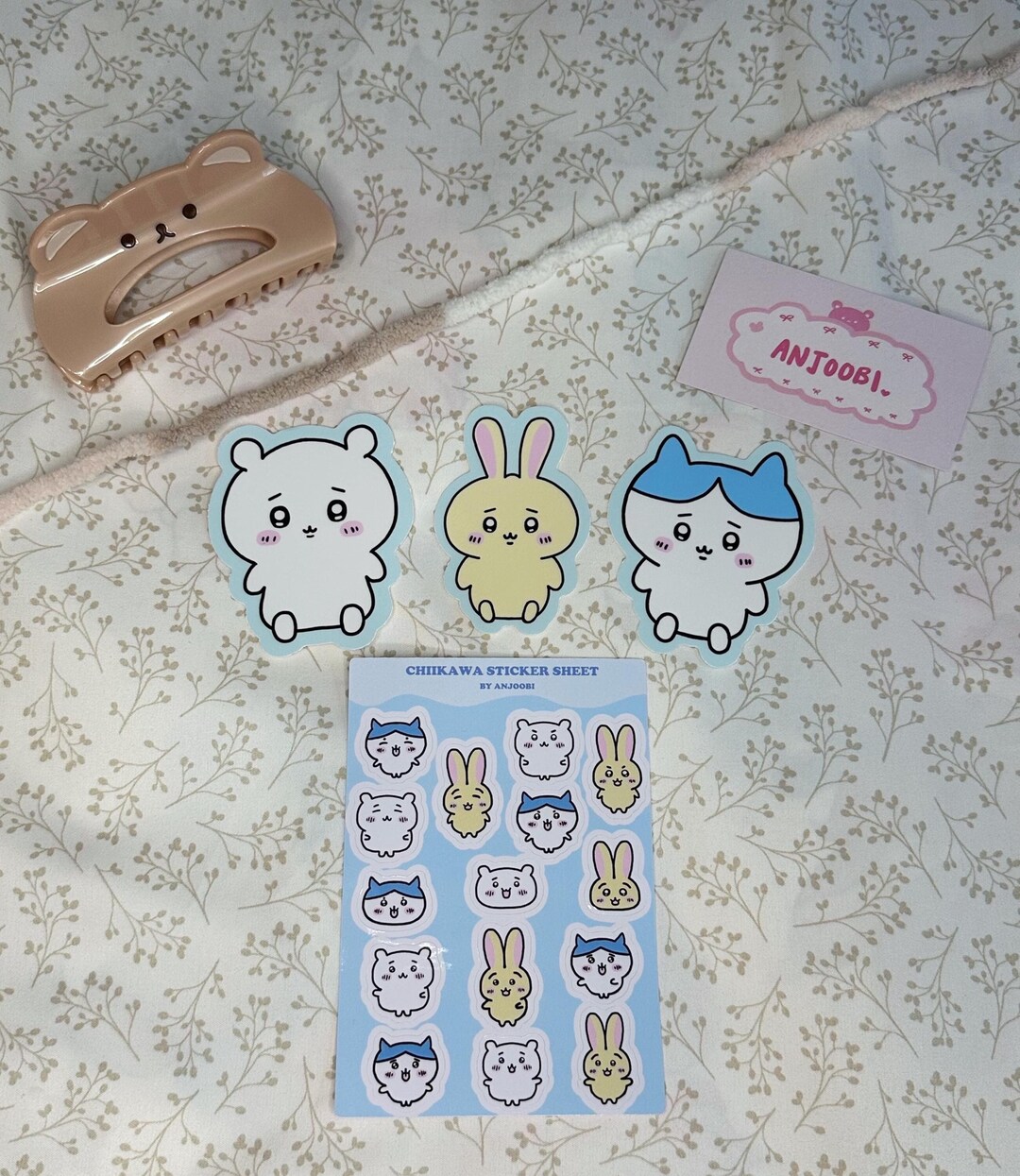 Kawaii Character Glossy Sticker Sheet and Vinyl Stickers- Cute ...