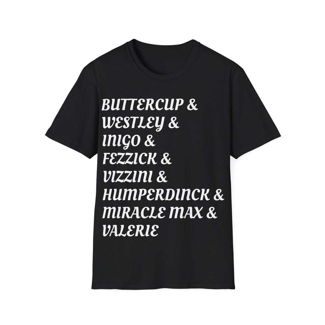 Princess Bride Character Shirt - Etsy