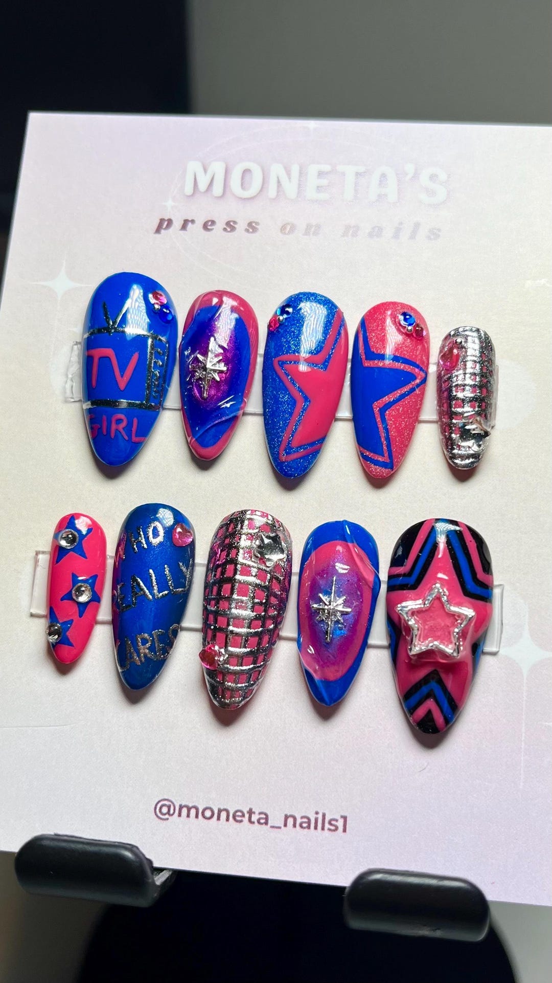 Who Really Cares - Tv Girl Press on Nails - Etsy
