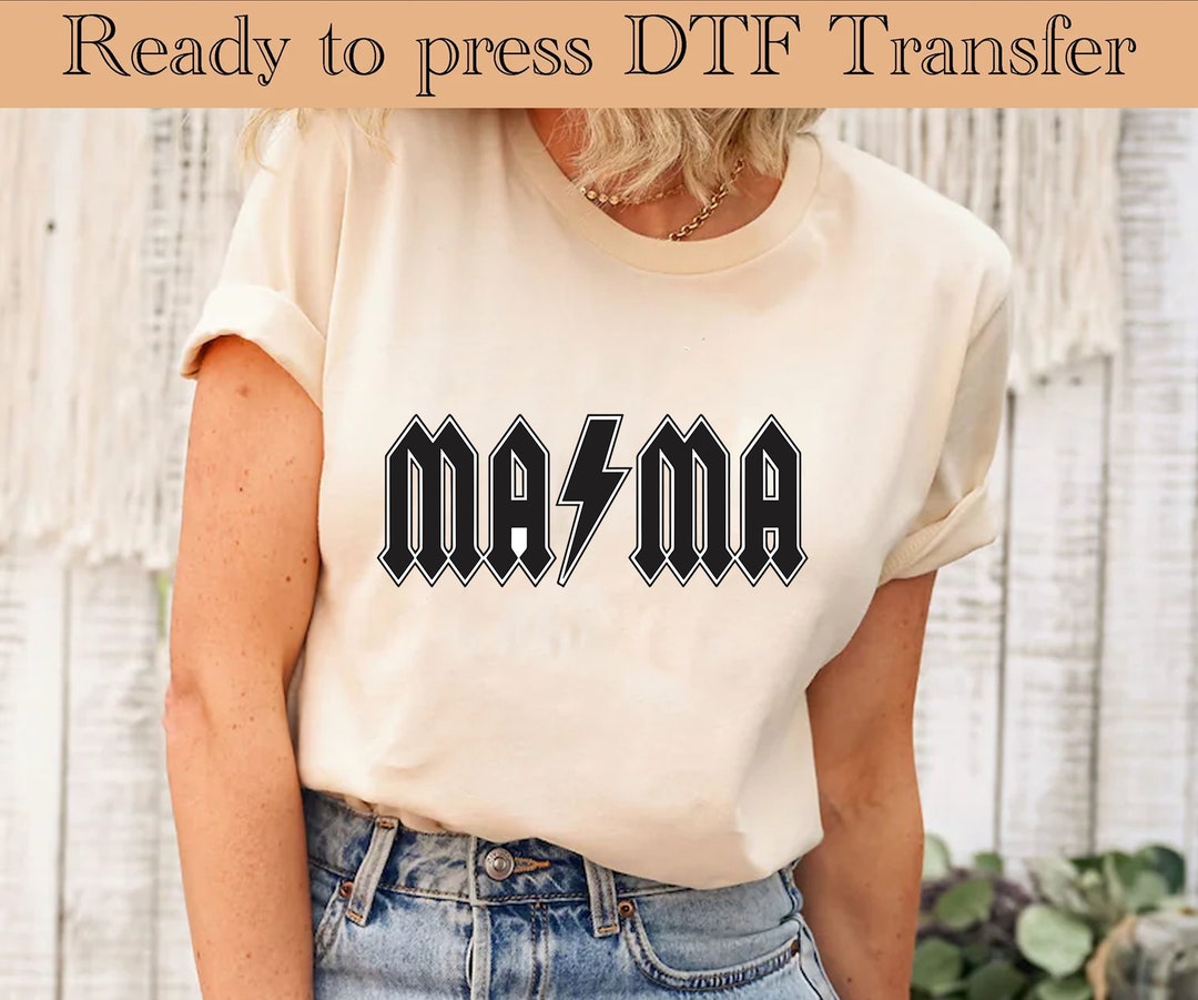 Mama DTF Transfer, DTF Transfer Ready for Press, Mama Heat Press ...