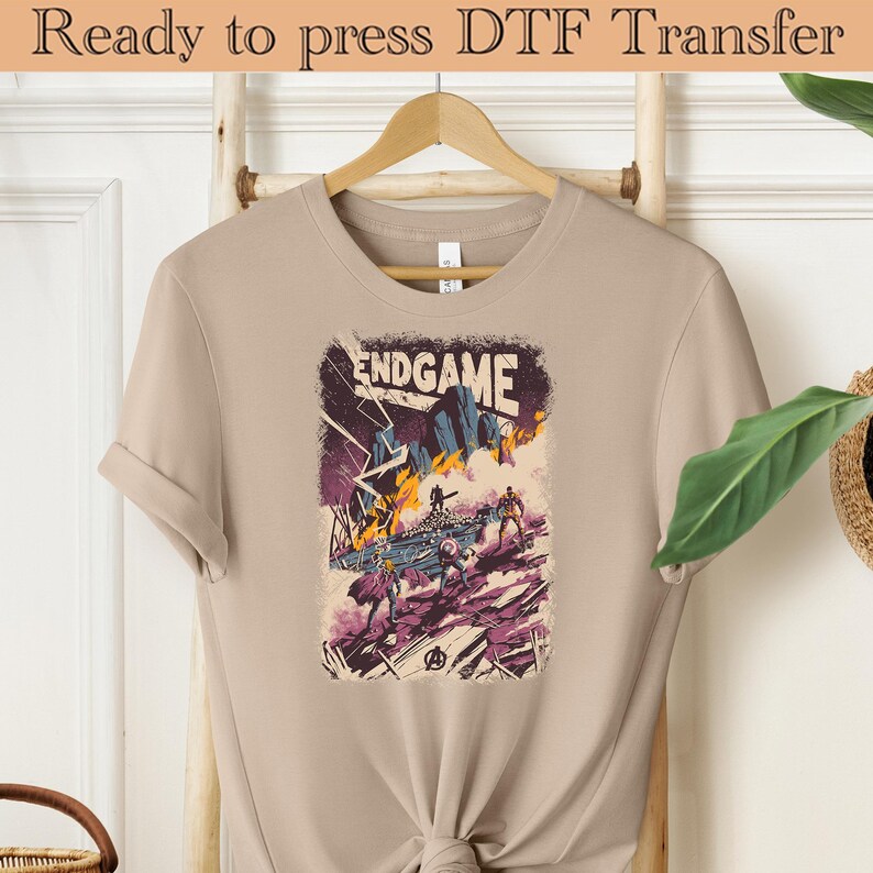 Vintage Marvel Avengers DTF Transfer, Avengers End Game Dtf, Marvel ...