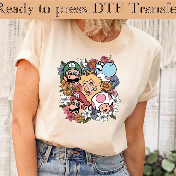 Mario Dtf Prints - Etsy