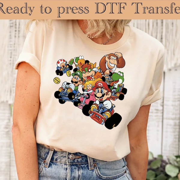 Mario Dtf Transfer - Etsy