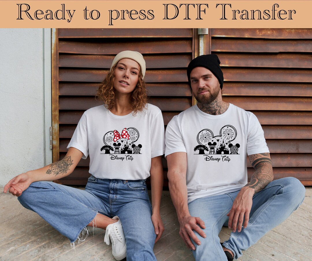 Disney Trip DTF Transfer Sheet - Disney Dtf Transfer - Cartoon Castle ...