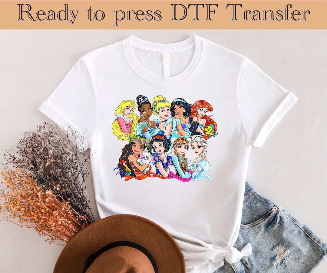 Best Friends Princess Ready to Press, Disney Heat Transfer, Princess ...