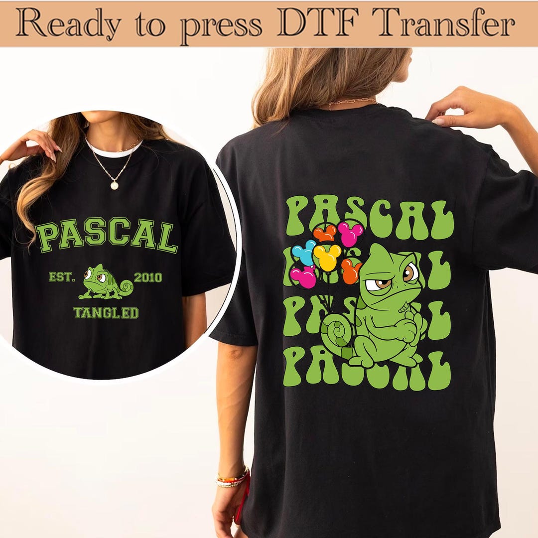 Rapunzel Pascal DTF Transfer ,pascal Two-sided DTF, Rapunzel Dtf,pascal ...