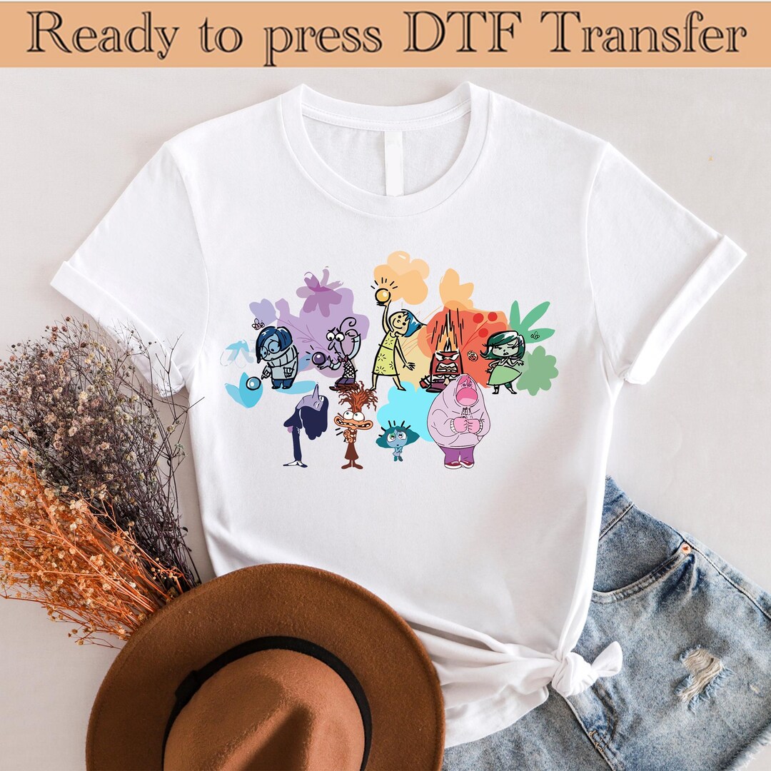 DTF Transfer | Inside Out It's Okay to Feel All the Feels - Front ...