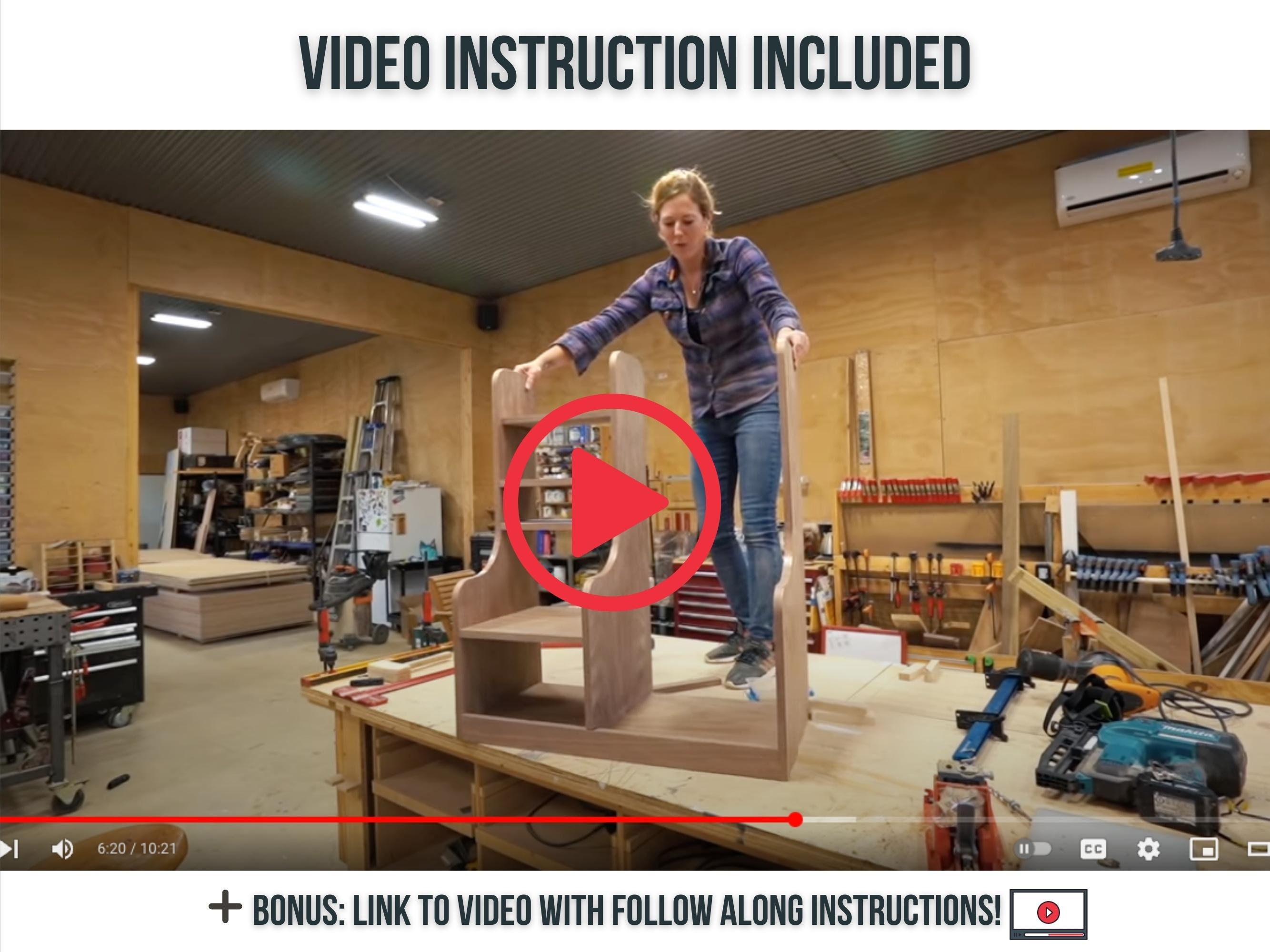 Golf Bag Rack Plans Single / Printable PDF Woodworking Plans / DIY Golf ...