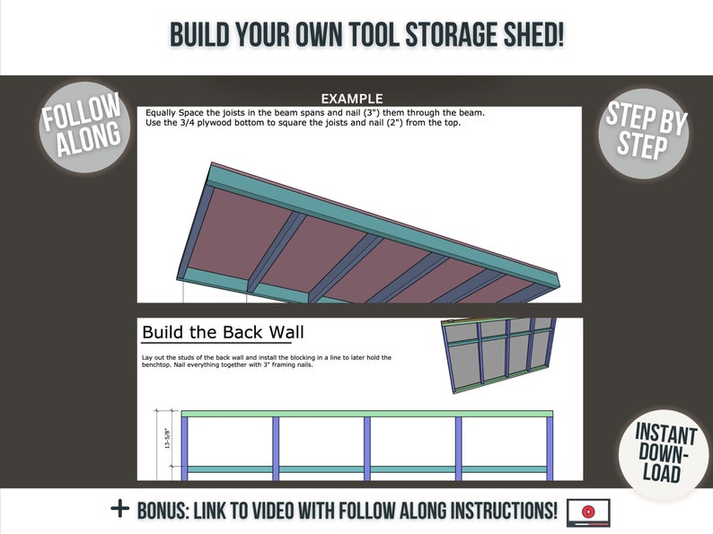 DIY Outdoor Tool Chest Plans / Digital DIY Woodworking Plans / Outdoor ...