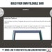 DIY Foldable Bar Plans / Portable Bar Blueprints / Mobile Bar on Wheels ...