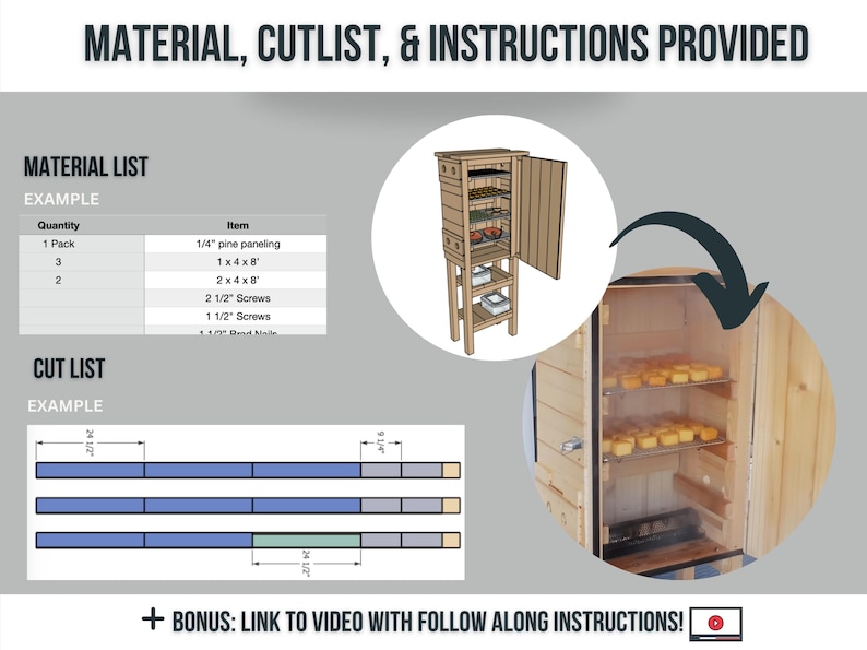 DIY Cold Smoker Plans / Digital Woodworking Plans / DIY Cold Smoker ...