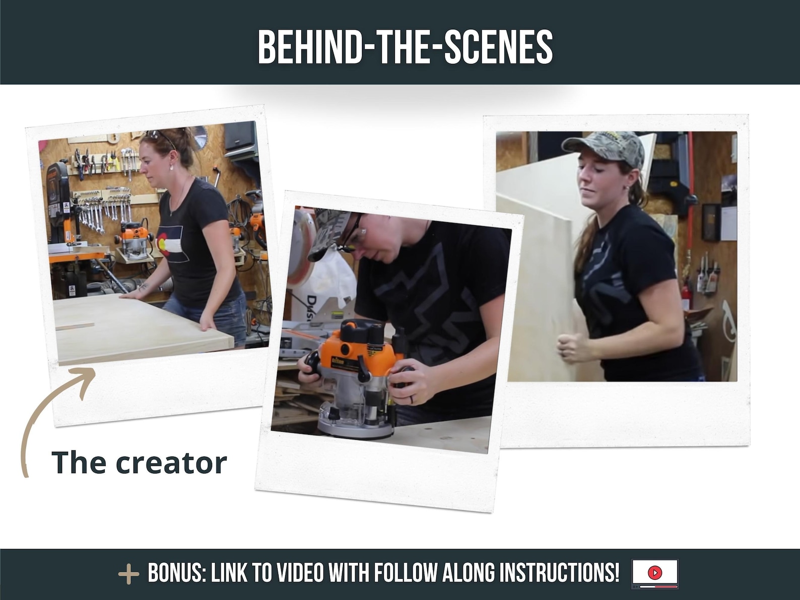 Folding Outfeed Table Plans for Table Saw / Printable Digital ...