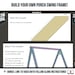 Porch Swing Frame Plans / Digital DIY Woodworking Plans / Printable ...