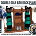 Golf Bag Rack Plans - Double / Printable PDF Woodworking Plans / DIY ...