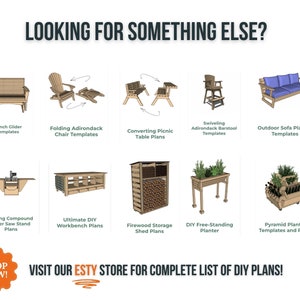 Rotating Workbench Plans and Template / Printable Digital Woodworking ...