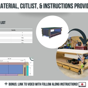 Ultimate DIY Workbench Plans / Digital Woodworking Table Plans ...