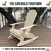 Adirondack Chair Rocker Plans / Digital DIY Woodworking Furniture Plans ...