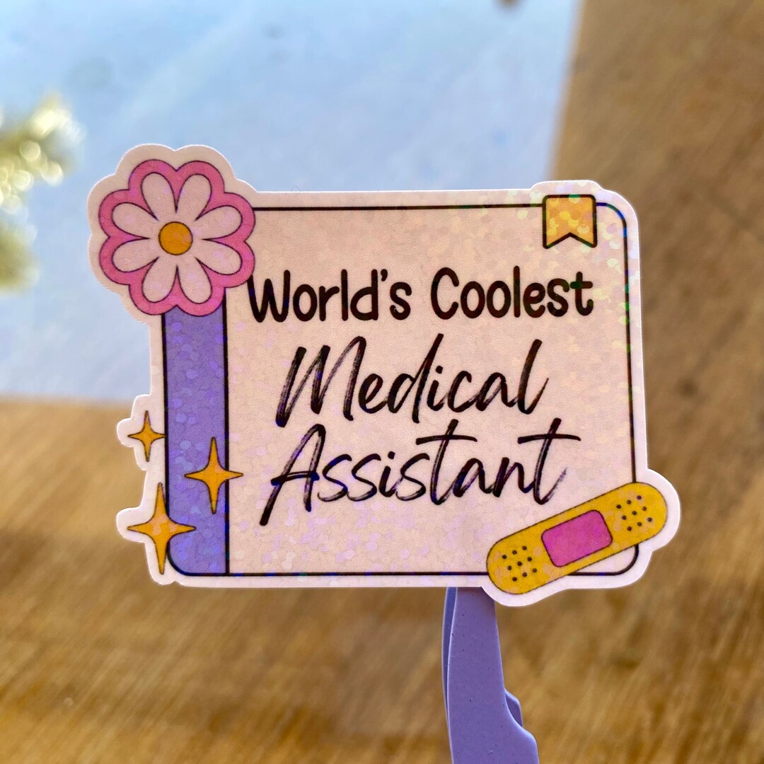 Medical Assistant World's Coolest Sticker, MA Coworker Gifts ...