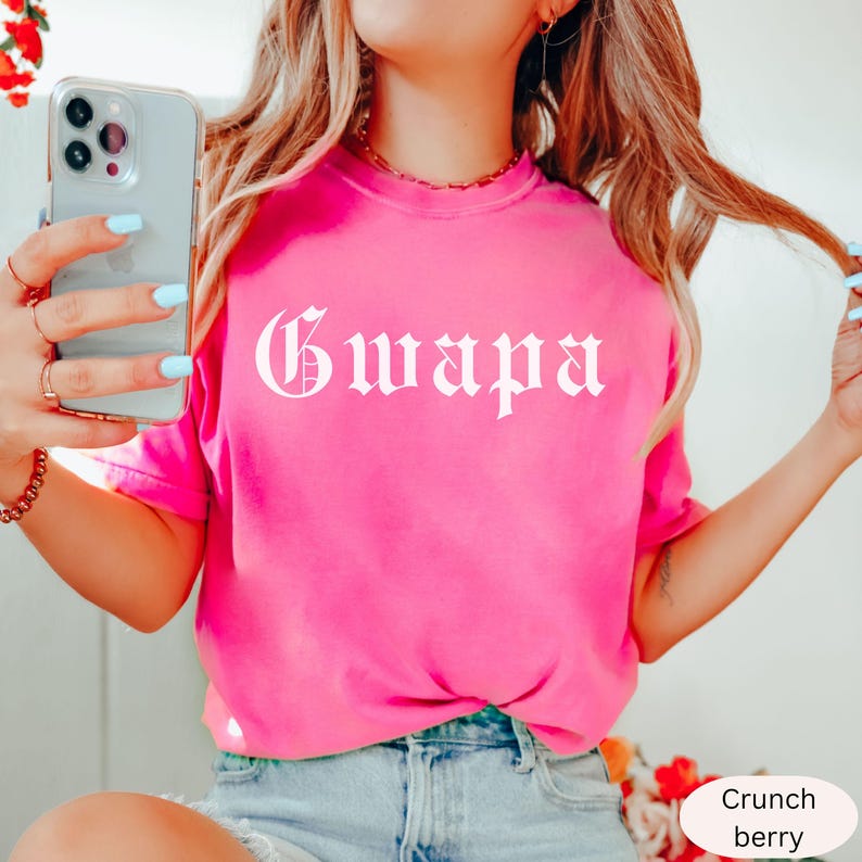 Comfort Colors Gwapa Shirt,filipina Tshirt,filipino Tee,philippines ...